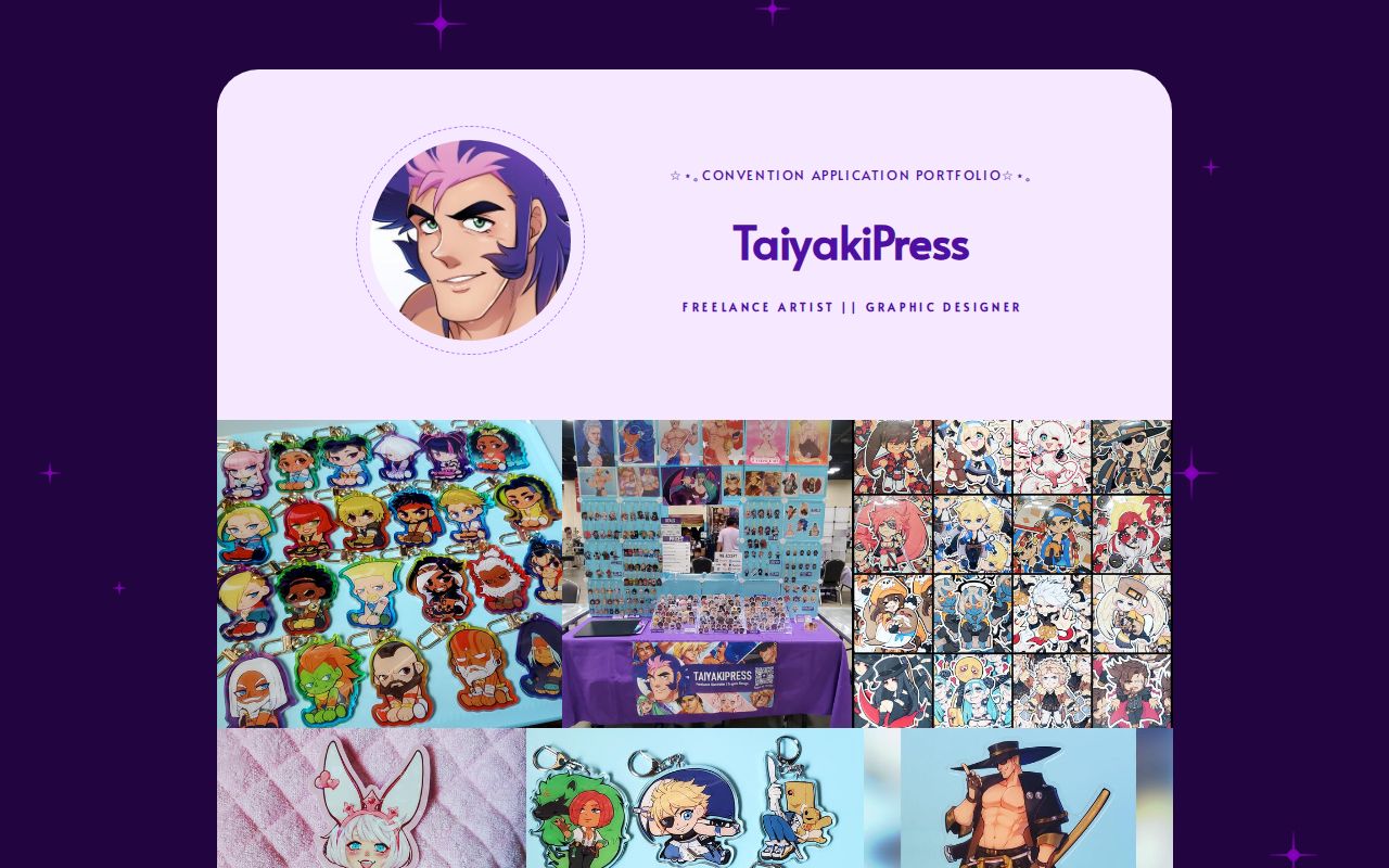 TaiyakiPress Con Portfolio
